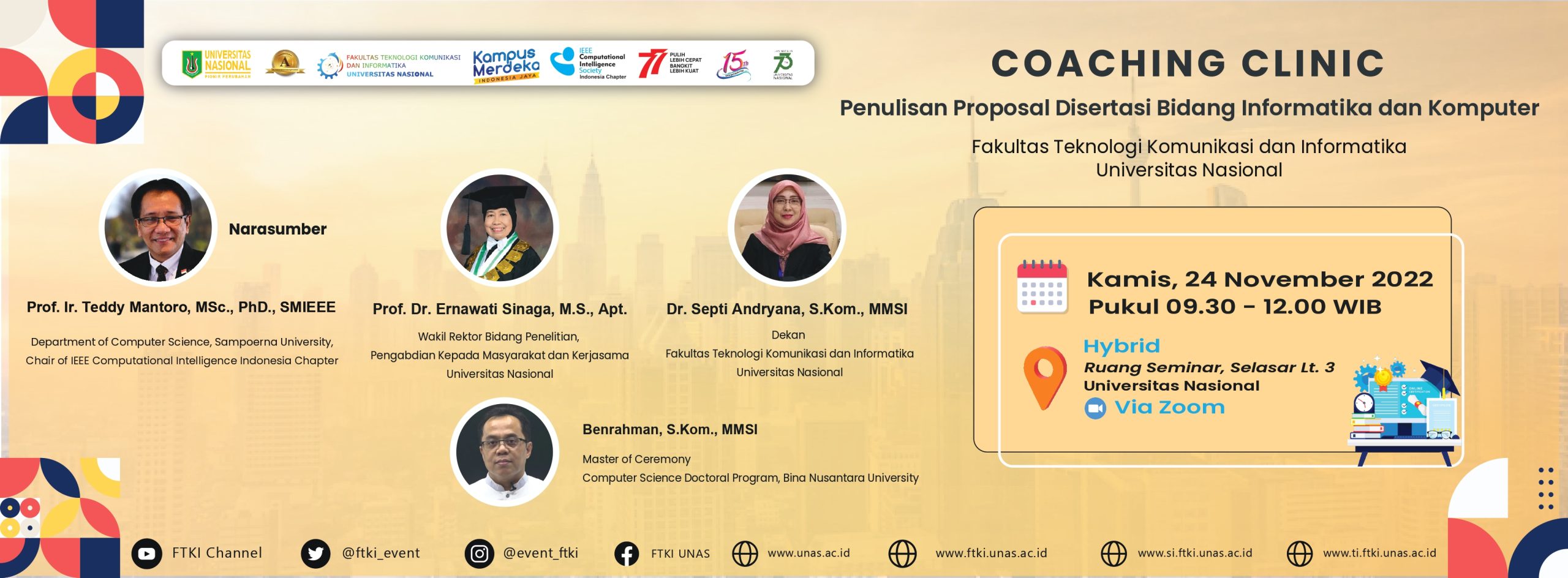 Magister Teknologi Informasi – Fakultas Teknologi Komunikasi Dan Informtika